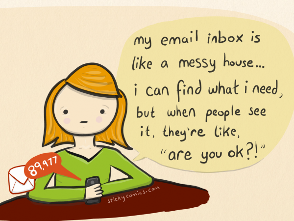Email hoard – sticky comics