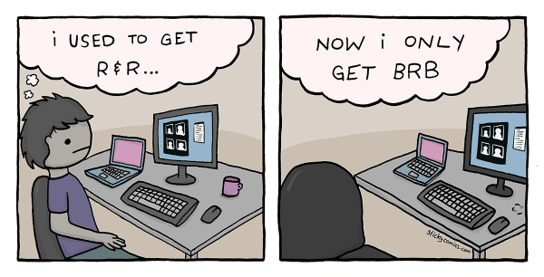 Get some R&R – sticky comics