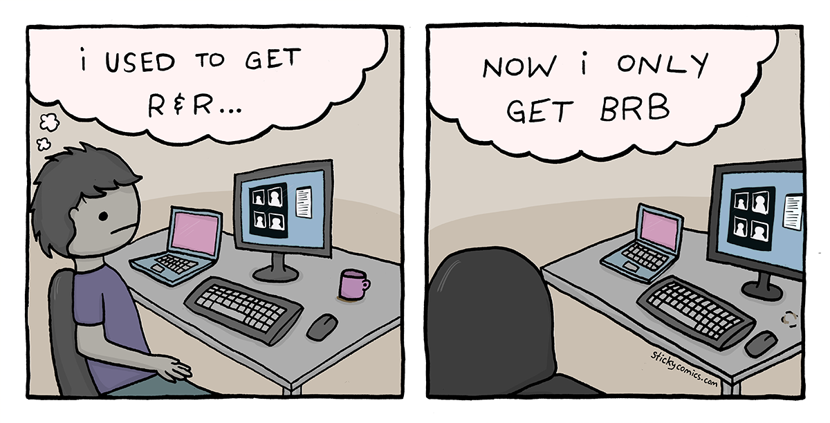 Get some R&R – sticky comics