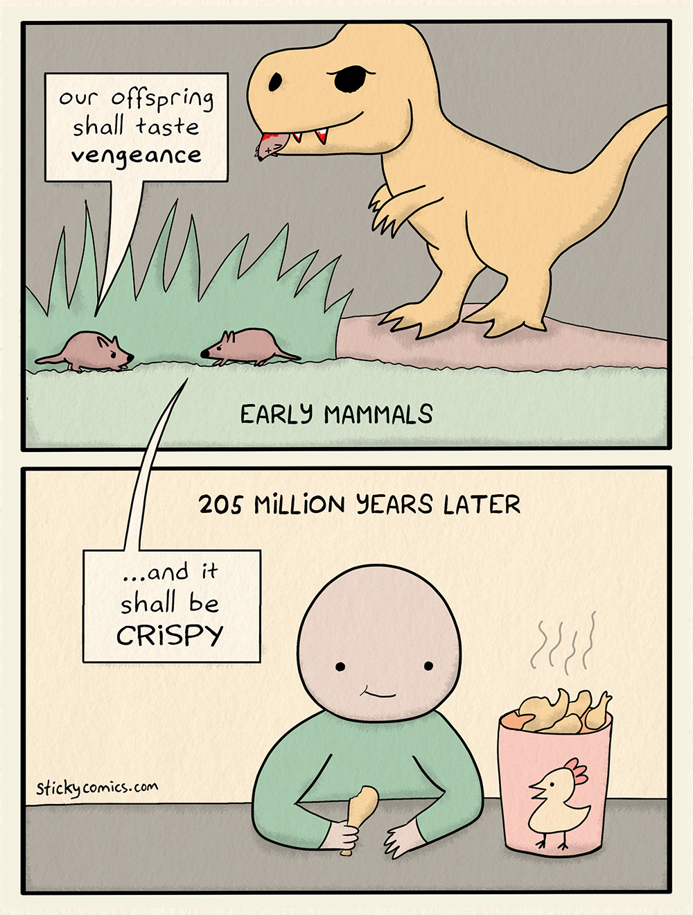 A Bucket of Revenge – sticky comics