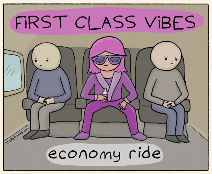 First Class Vibes – sticky comics
