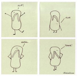 flip flops – sticky comics