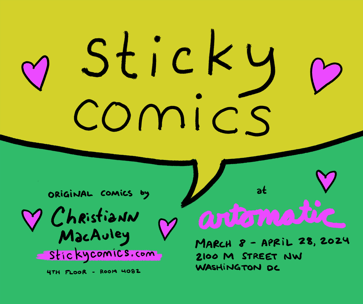 sticky comics – comics by christiann macauley