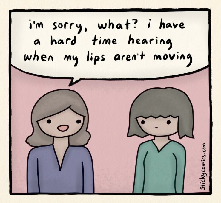 Hearing impairment – sticky comics