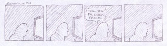 making friends – sticky comics