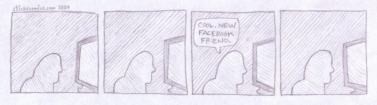 making friends – sticky comics