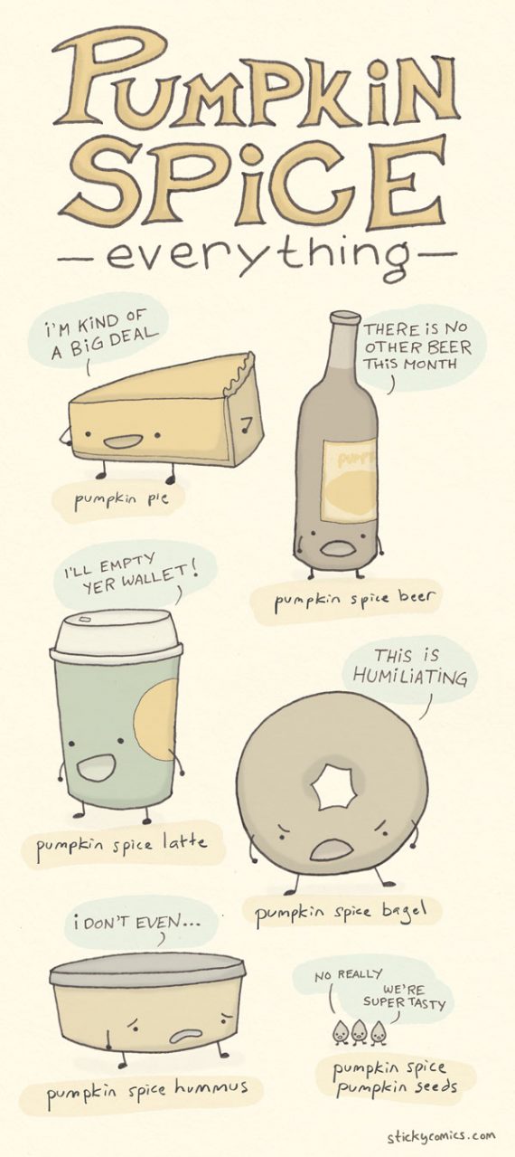 Pumpkin Spice Everything – sticky comics