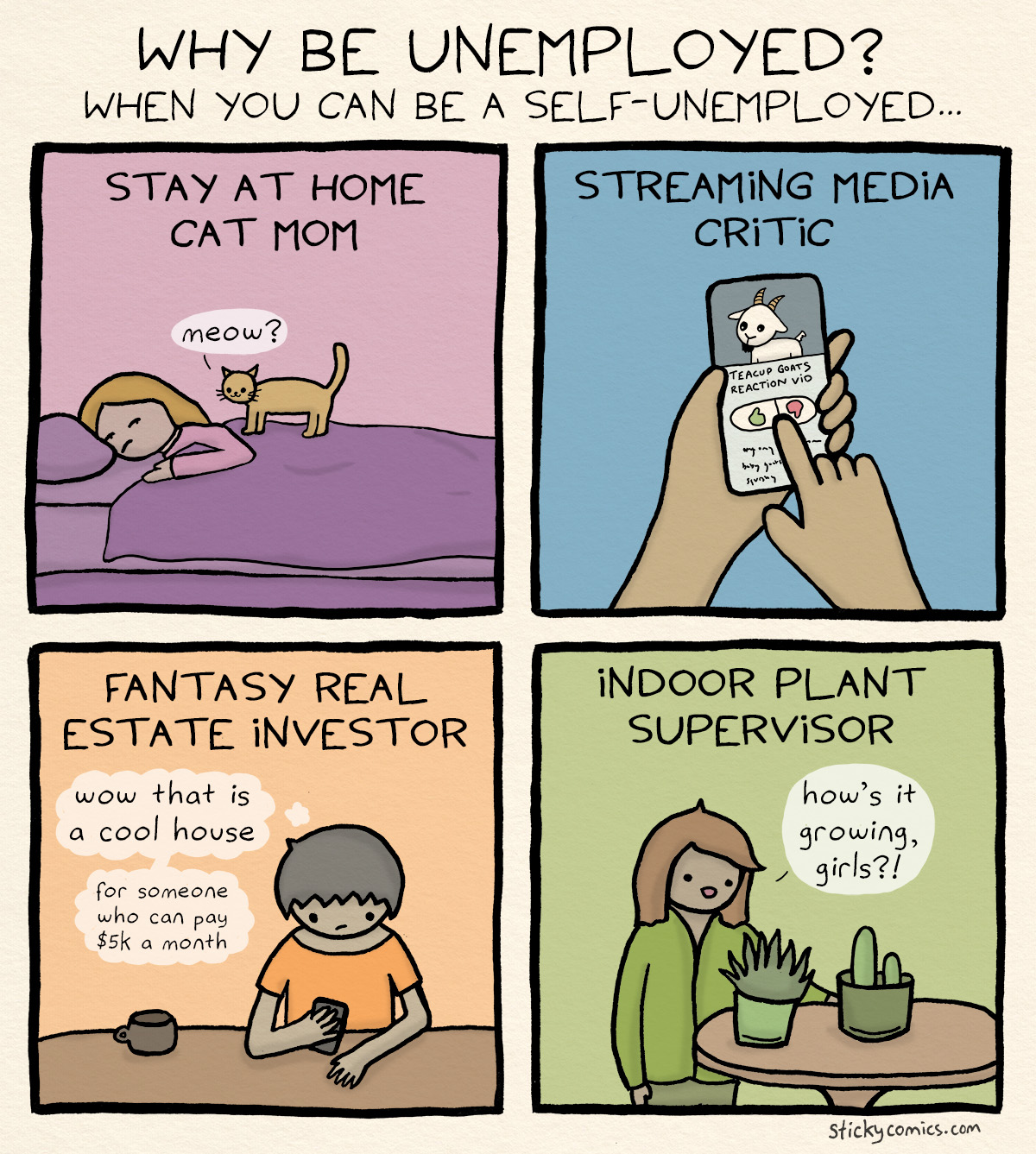 sticky comics – comics by christiann macauley